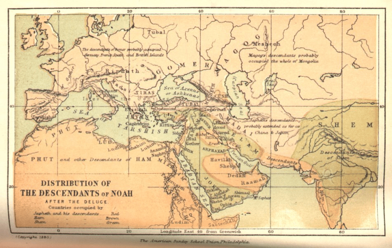Génesis 10 – Origen de las naciones – Através de las Escrituras