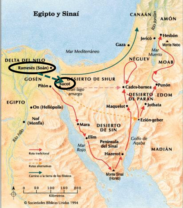 Éxodo 12:33-51 – El Éxodo – Através de las Escrituras