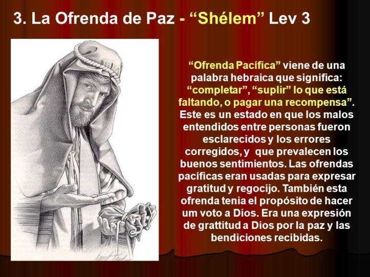 Levítico 3 – Leyes sobre ofrendas de Paz (Shelamim) – Através de las ...
